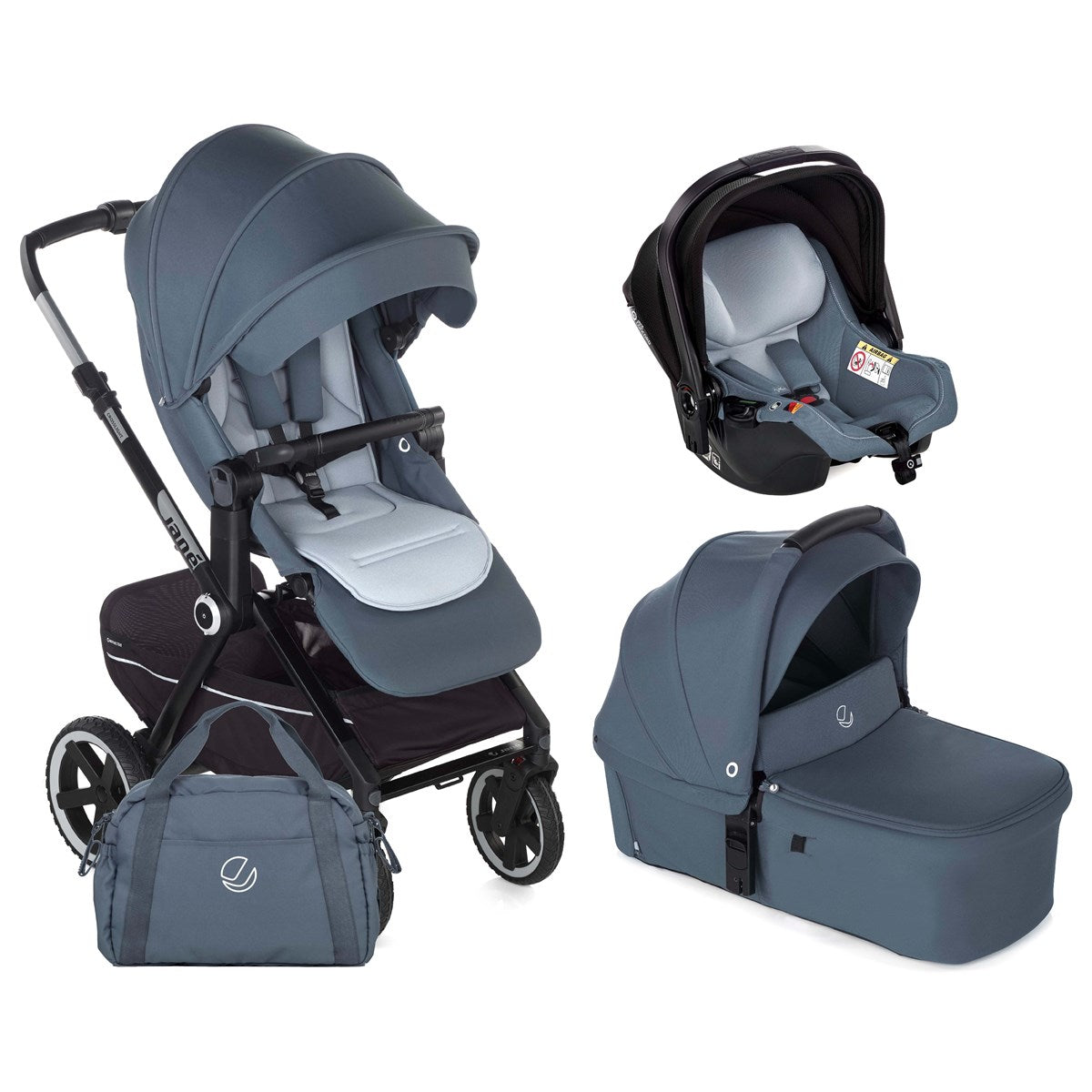 Jane Crosslight-3 + Sweet + Koos R1 i-Size Travel System | Johnston ...
