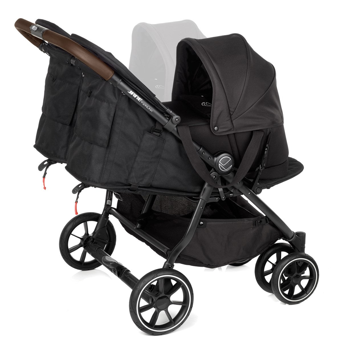 Jane Twinlink Pushchair + 1 Smart Carrycot | Johnston Prams & Buggies Ltd
