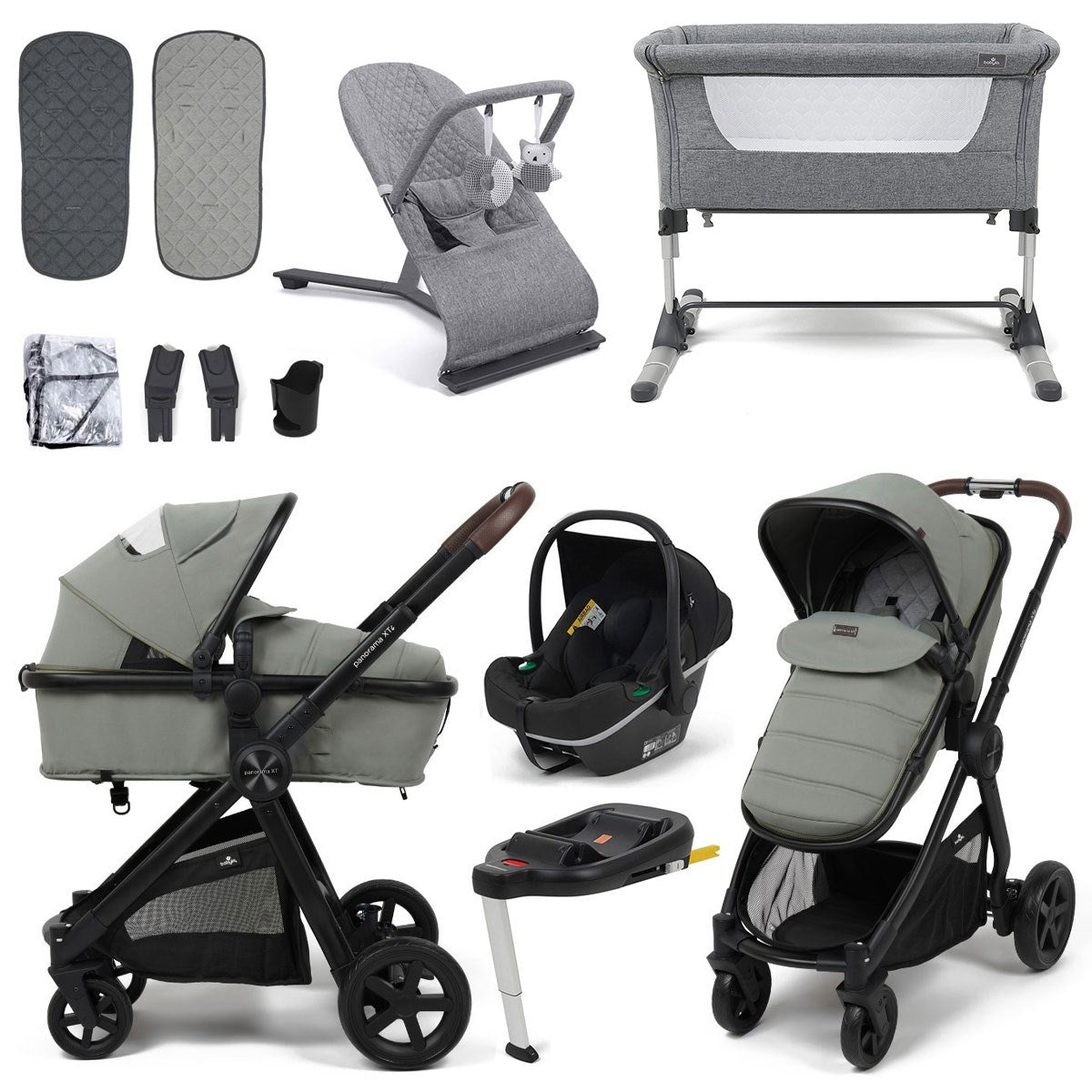Panorama XTi Nursery & Travel System Bundle – Complete Newborn Starter ...