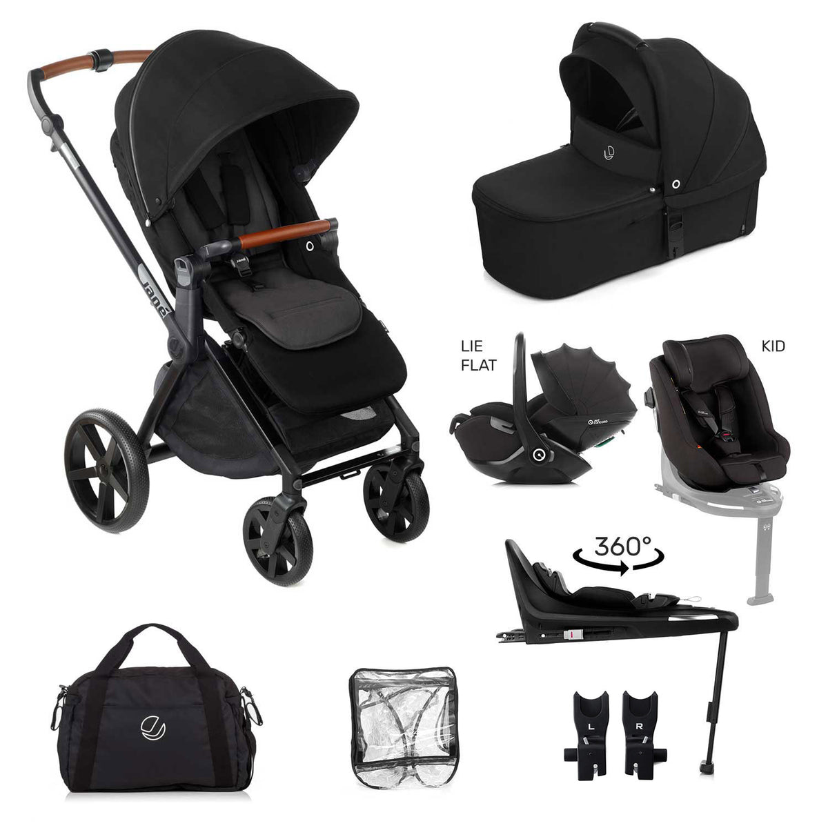 Jane Muum-4 Lie-Flat 360 Family Car Seat Bundle | Johnston Prams ...