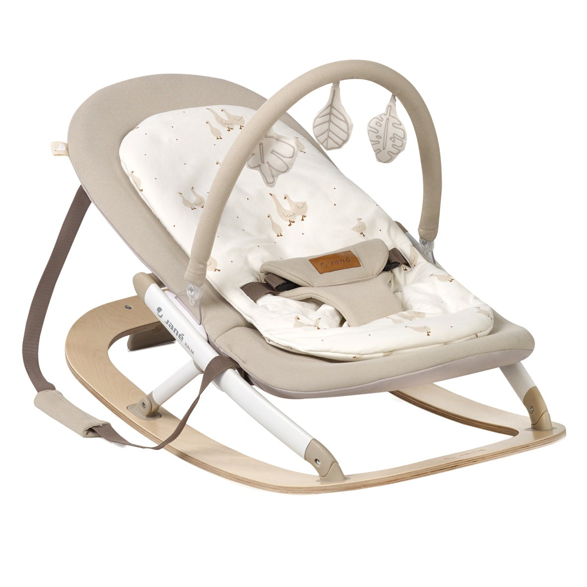 Jane Kalm Wooden Hammock – Natural Birch Rocker with Soft Padded Inser ...
