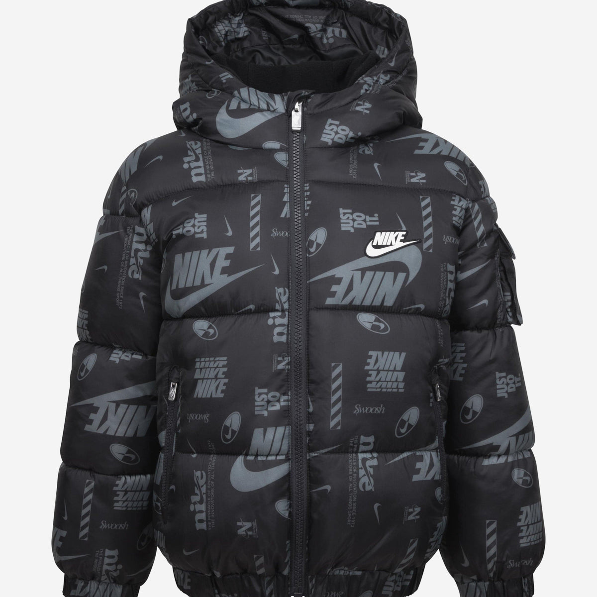 Nike Boys DNA Logo Puffer Jacket in Black – Johnston Prams & Buggies Ltd