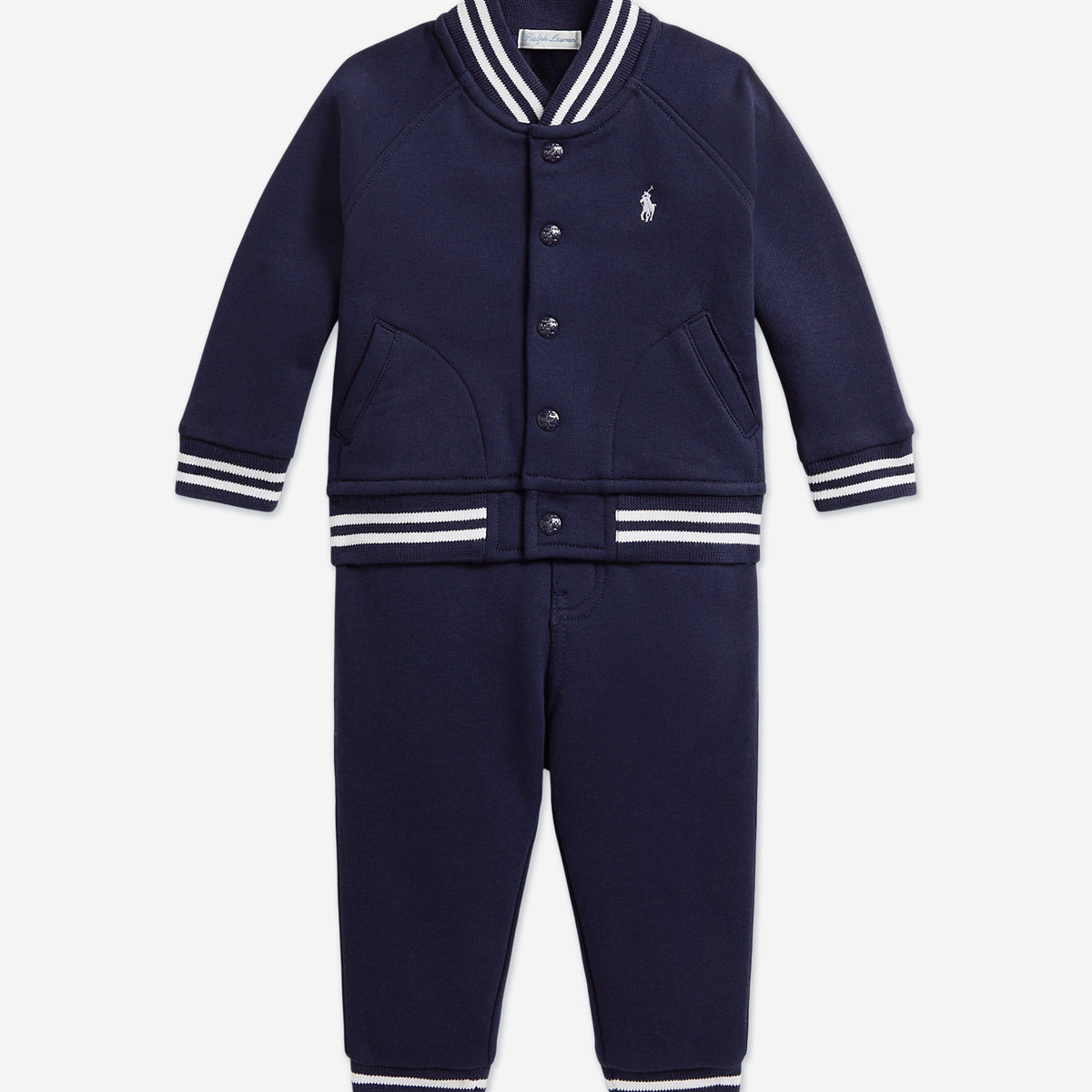 Ralph Lauren Baby Boys Logo Tracksuit in Navy – Johnston Prams ...