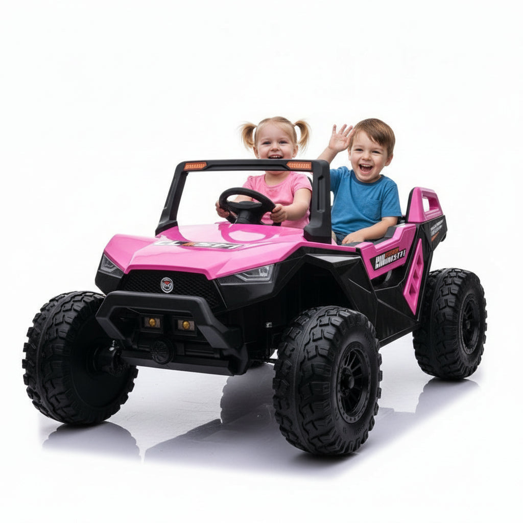 Clash XL 24V Electric Ride On Buggy, 3-9 years, Pink | Johnston Prams ...